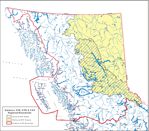 Omineca Regional Map